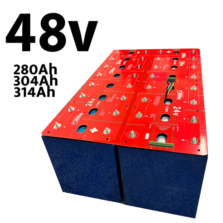 48v PCB Busbar for LiFePO4 cell for 280ah, 304ah, 314ah EVE, CATL, REP ...