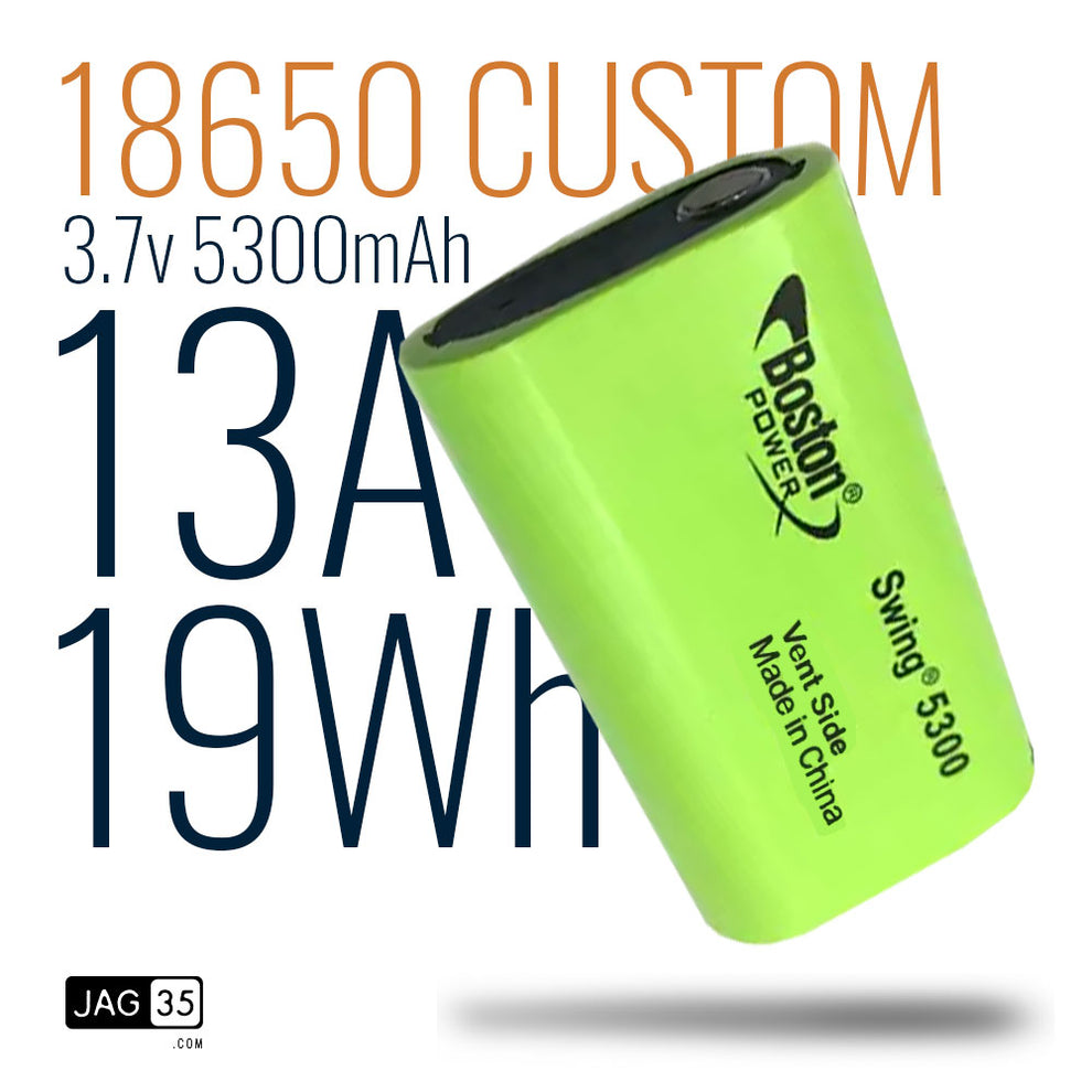Boston Swing 5300 Custom 18650 Battery Packs Lithium-ion – JAG35