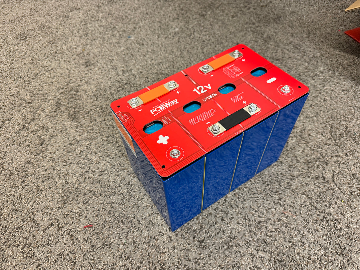 12v PCB Busbar for LiFePO4 cell for 280ah, 304ah, 314ah EVE, CATL, REP ...