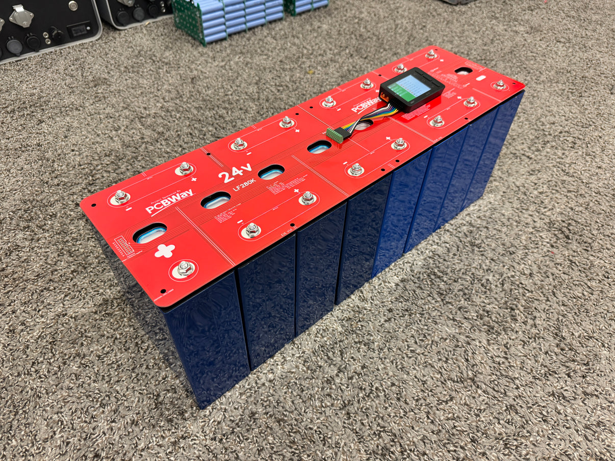 24v PCB Busbar for LiFePO4 cell for 280ah, 304ah, 314ah EVE, CATL, REP ...