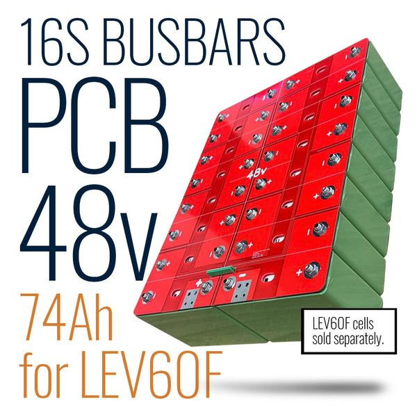 48v 16S Busbar PCBs for LEV60F Cells | JAG35.com Jehu Garcia DIY ...