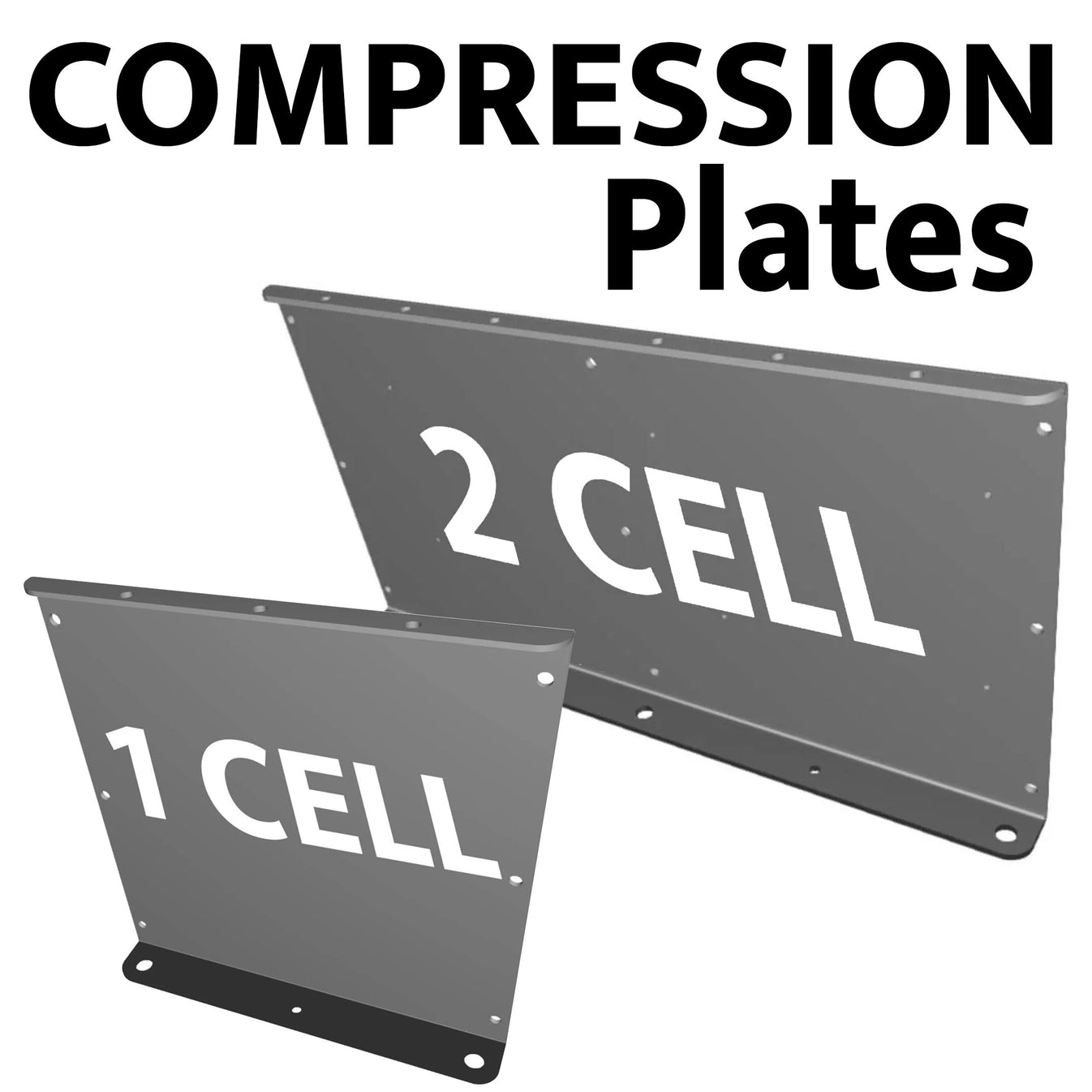 Compression Plates for 280Ah 304Ah 314Ah LiFePO4 Cells -EVE CATL REPT ...